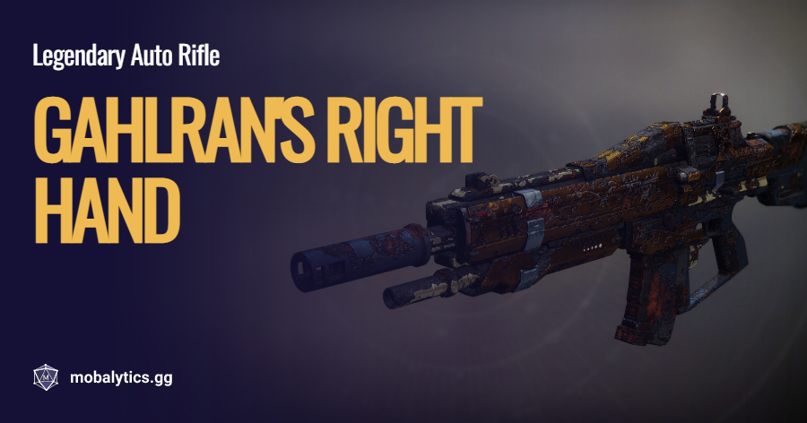 Gahlran's Right Hand God Roll for PvE & PvP, Stats & Possible Rolls ...