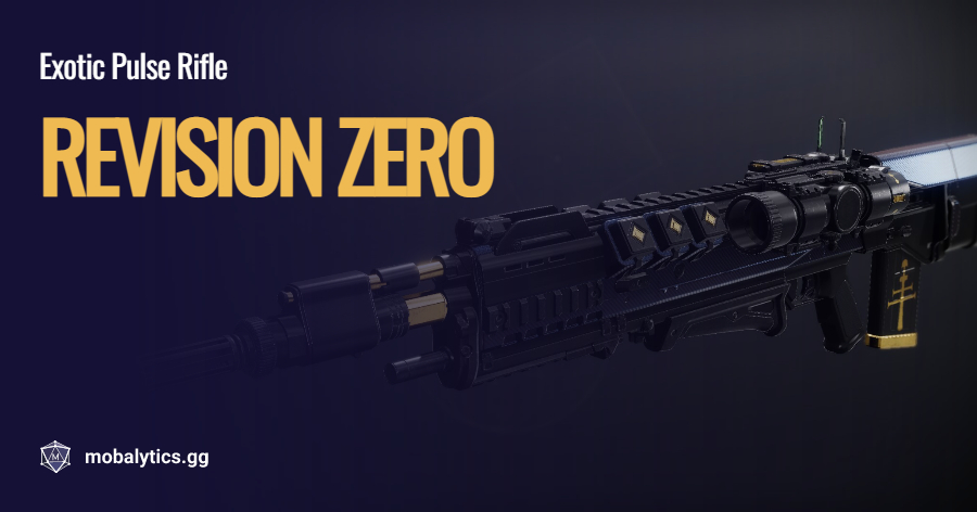 Revision Zero - Stats, Exotic Perk, Catalyst & More - Mobalytics