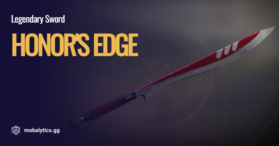 Honor's Edge God Roll for PvE & PvP, Stats & Possible Rolls - Mobalytics