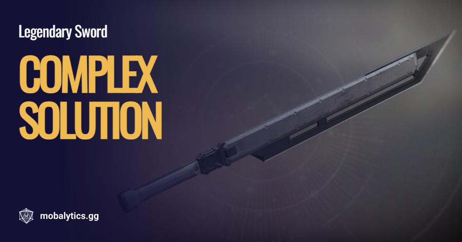 Complex Solution God Roll for PvE & PvP, Stats & Possible Rolls ...