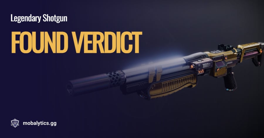Found Verdict God Roll for PvE & PvP, Stats & Possible Rolls - Mobalytics