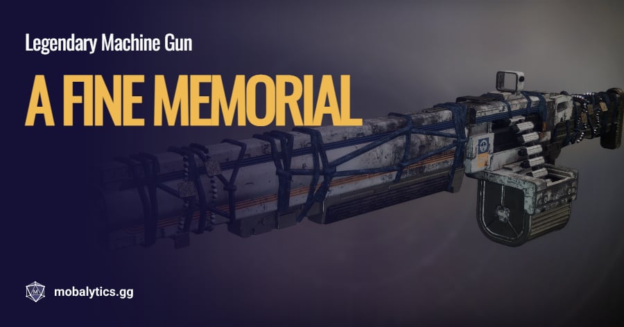 A Fine Memorial God Roll for PvE & PvP, Stats & Possible Rolls - Mobalytics