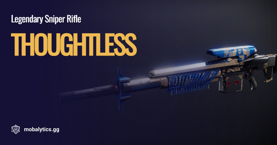 Thoughtless God Roll for PvE & PvP, Stats & Possible Rolls - Mobalytics