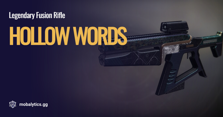 Hollow Words God Roll for PvE & PvP, Stats & Possible Rolls - Mobalytics
