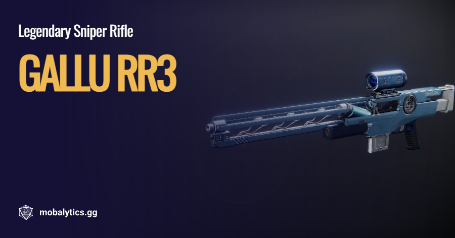 Gallu RR3 God Roll for PvE & PvP, Stats & Possible Rolls - Mobalytics