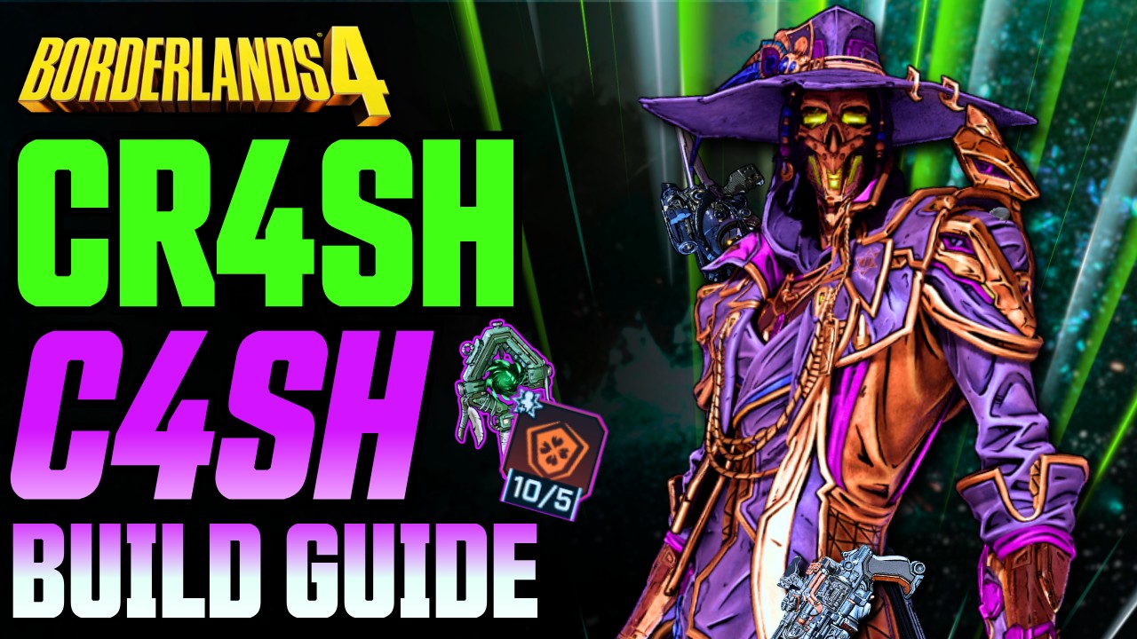 CR4SH | No-Reload Gun/HOrd C4SH (LVL 60 TUVH7) - Borderlands 4 Build Guide